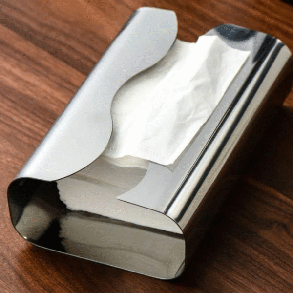 Modern Stainless Steel Rectangular Tissue Box Cover. – AL-Habeebi ...